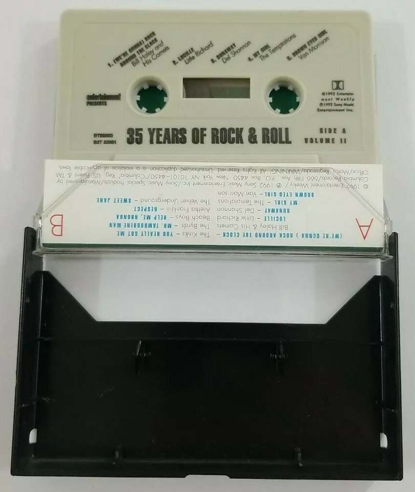 Entertainment Weekly 35 Years of Rock & Roll Volume II Cassette Tape ...
