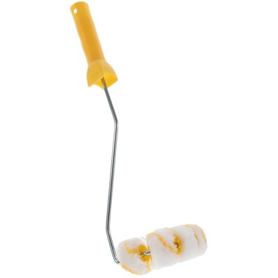 4 Wheels Tube Brush Curved Duct Firefighting Pipe Paint Roller | eBay