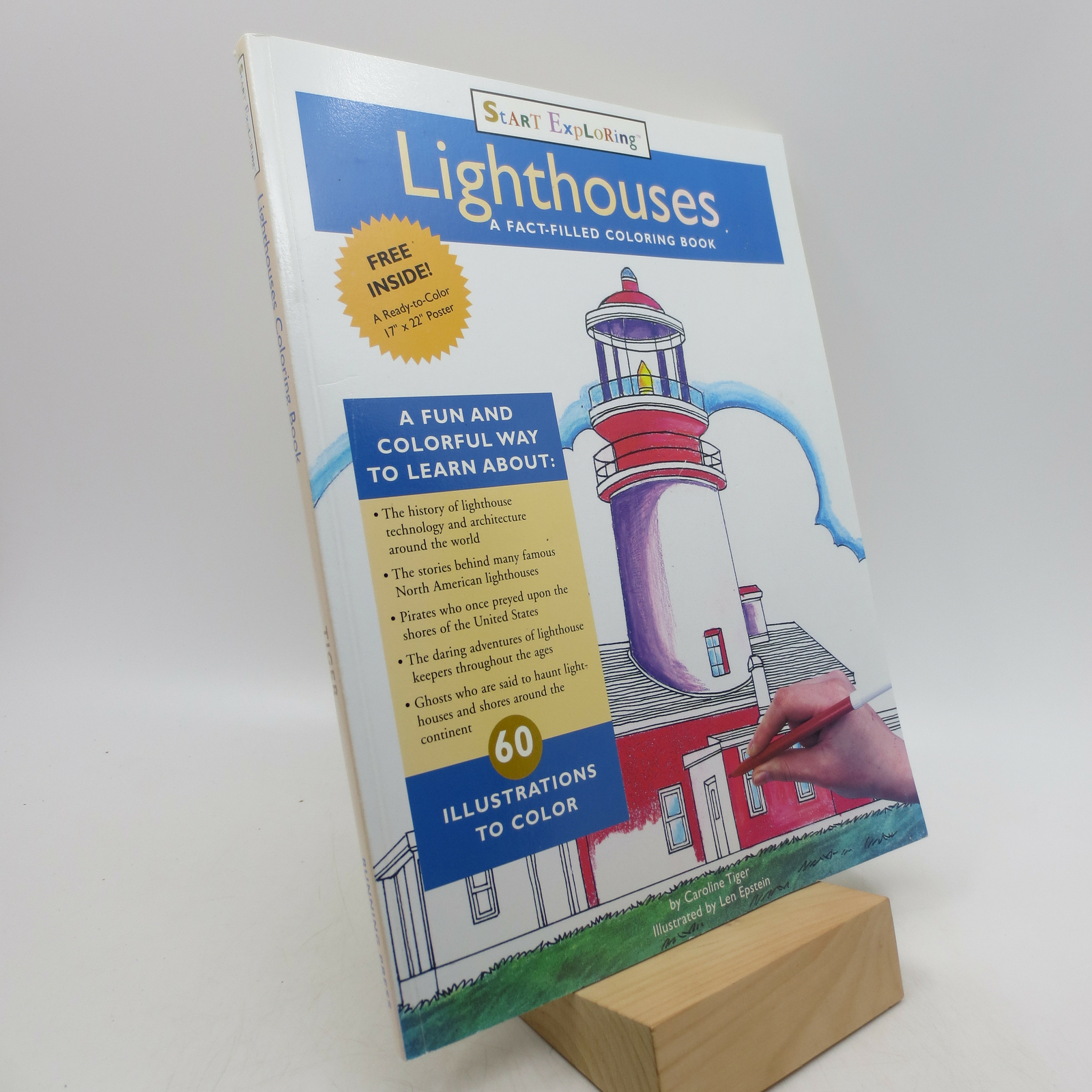 Lighthouses : A Fact-filled Coloring Book by Caroline Tiger (2002 ...