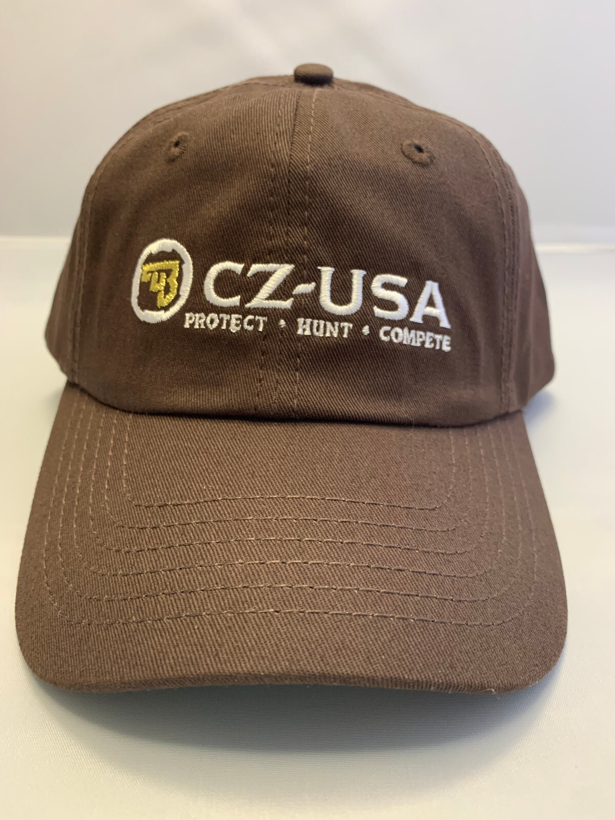 CZ-USA Firearms Embroidered Hat Brown Adjustable Cap OSFM | eBay