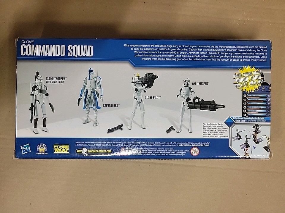 Star Wars Clone Wars Battle Pack Clone Commando Squad Kmart Exclusive Very Rare | eBay