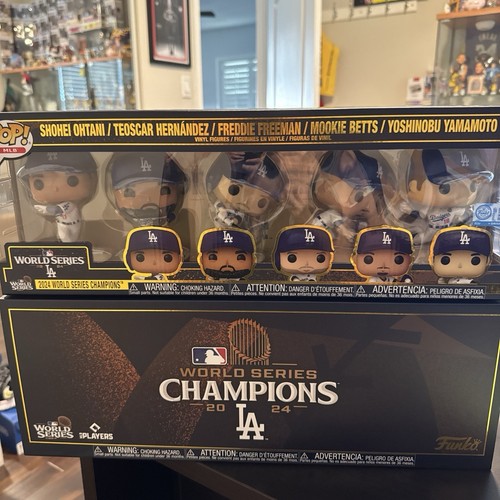 *NEW* FUNKO POP! LOS ANGELES DODGERS 2024 MLB WORLD SERIES CHAMPIONS 5 ...