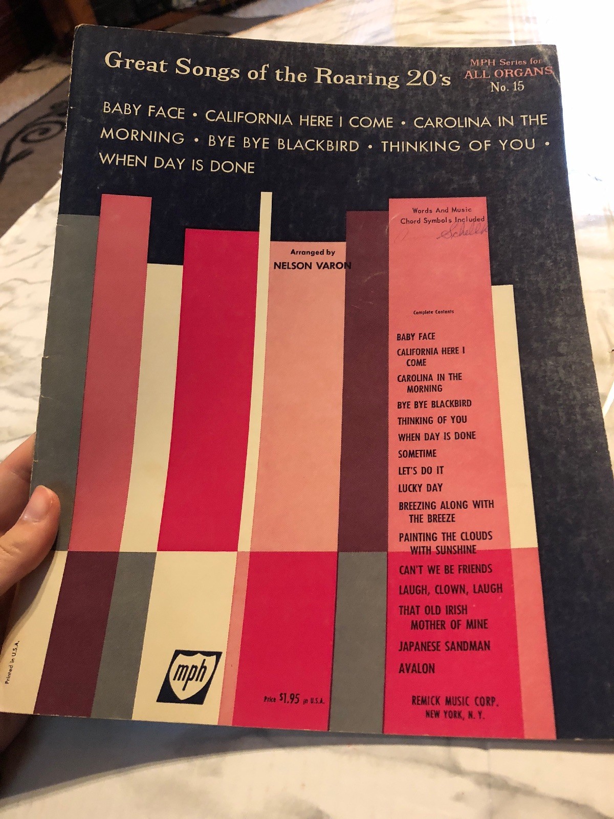 GReat Songs Of the Roaring 20s MPH All Organ Series No. 15 Sheet Music ...