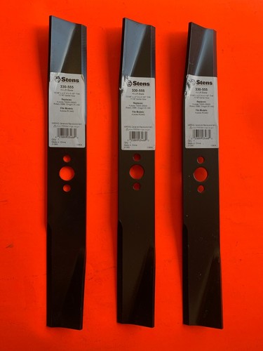 Set/3 blades for Kubota RC44 mowers on T1600H,G4200,G5200.G6200 70000 ...