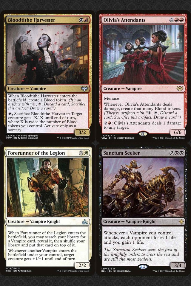 Edgar Markov VAMPIRES Commander EDH Deck (B/W/R) - MTG Magic *Ready-to ...