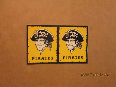 MLB Pittsburgh Pirates Lot of 2 Vintage Circa 1970's Team Logo Baseball ...