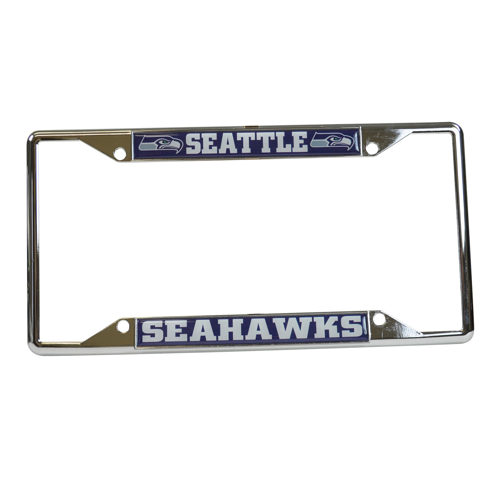 New NFL Seattle Seahawks Car Truck Chrome Metal License Plate Frame | eBay