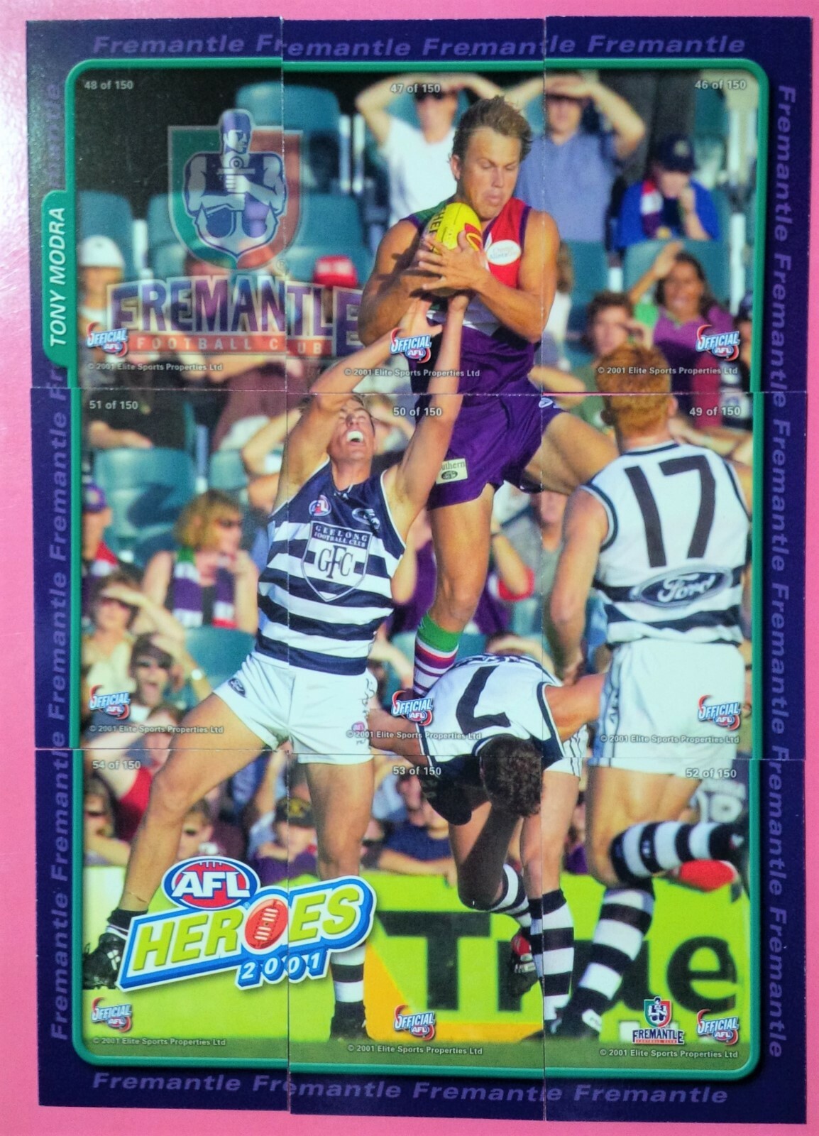 AFL HEROES - FREMANTLE FOOTBALL CLUB - DALE KICKETT - FOOTY TRADING ...