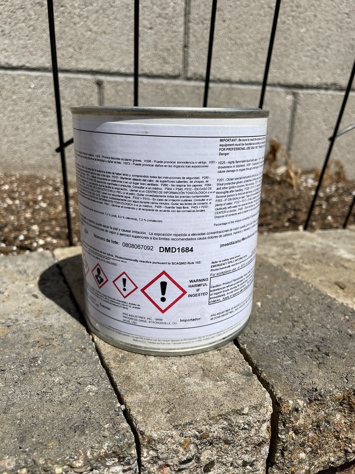 PPG Refinish Deltron 1 Quart Dmd1684 Basecoat White Paint Free Shipping ...