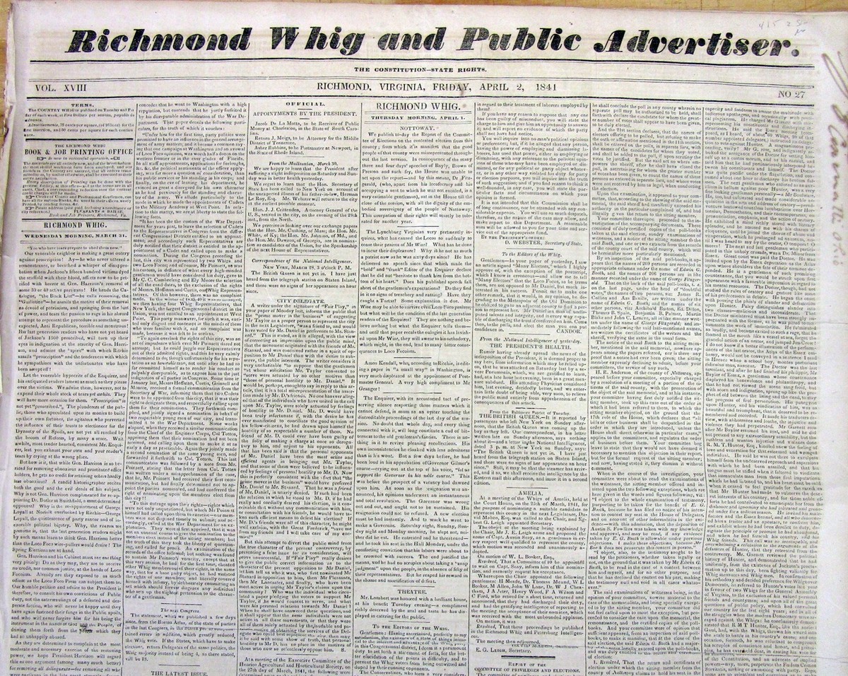 Richmond Virginia Newspaper Richmond Times Dispatch From Richmond,