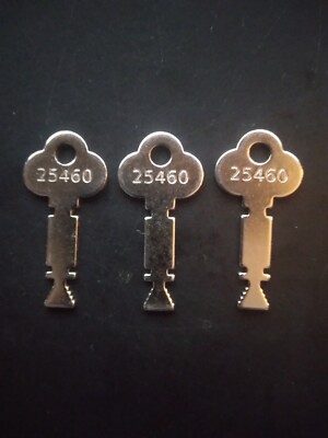 SALE! 3 QUALITY GAMEWELL FIRE DEPT ALARM BOX Keys. MADE IN USA. | eBay