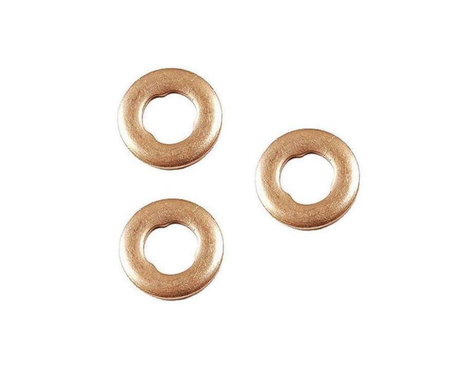 Elring Set of 3 Fuel Injector Seals (7.1 X 1.56 mm) For Dodge ...