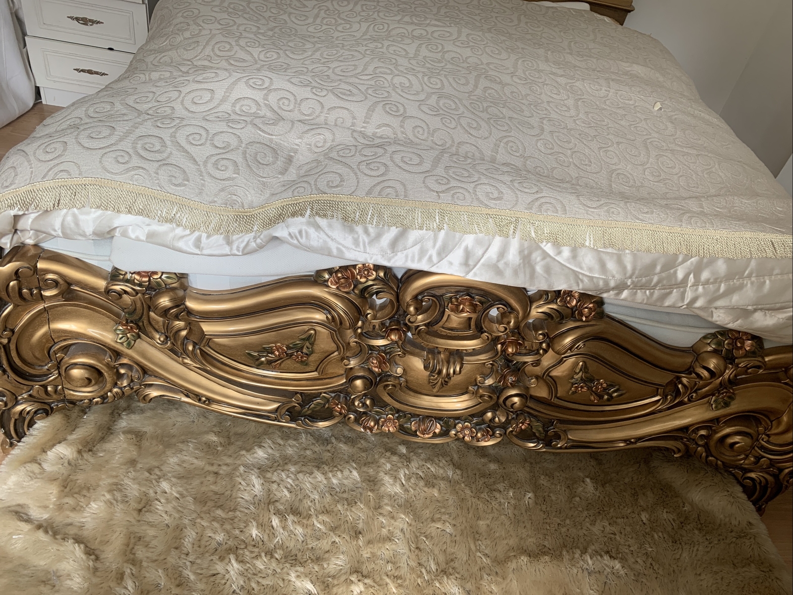 Golden Bed Frame | eBay UK