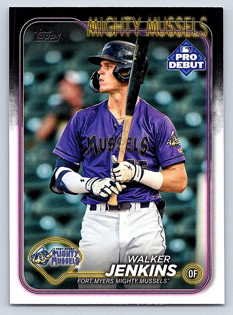 WALKER JENKINS MIGHTY MUSSELS 2024 TOPPS PRO DEBUT #PD- 196 | eBay