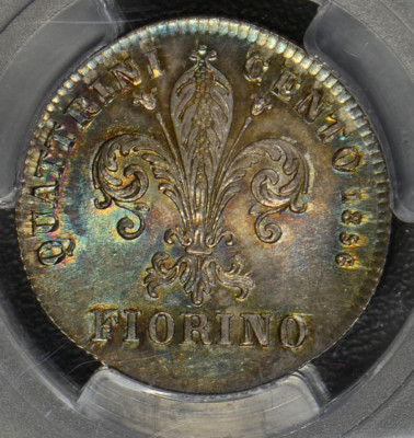 Italy 1856 Fiorin silver Tuscany stunning green toning! PC0118 combine ...