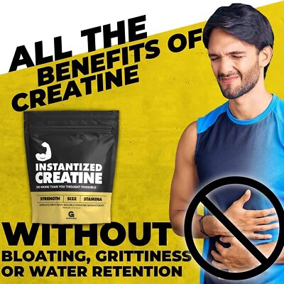 Instantized Creatine Monohydrate Gains in Bulk, Strength, Performance ...