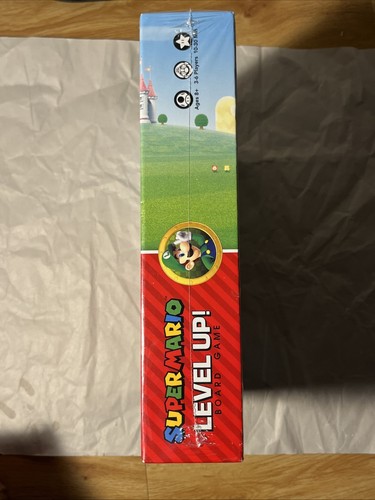 SUPER MARIO LEVEL UP BOARD GAME usaopoly 2017 OOP english family 8 ...