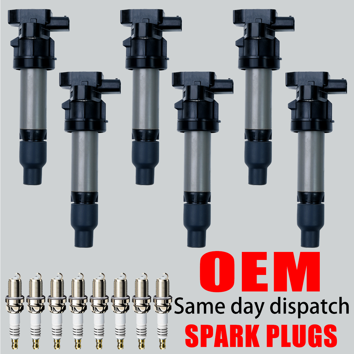 8X OEM Ignition Coil & Iridium Spark plugs for Cadillac DTS SRX STS XLR ...