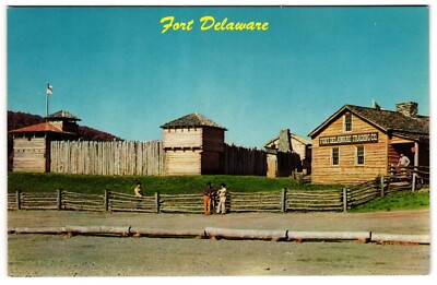 Fort Delaware the Museum of the Delaware Valley Narrowsburg NY Postcard ...