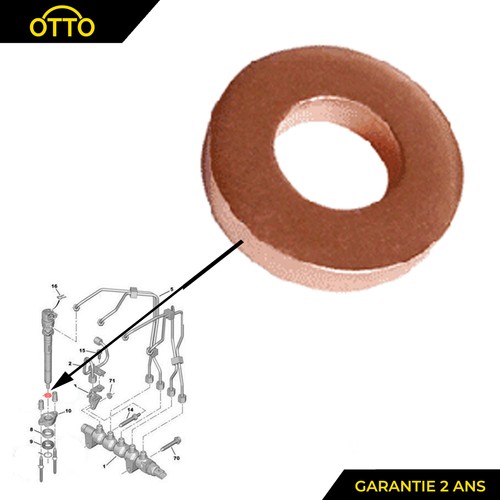 Joint Injecteur 198185 1981.85 1981.45 198145 1981.70 198170 1610564580 ...