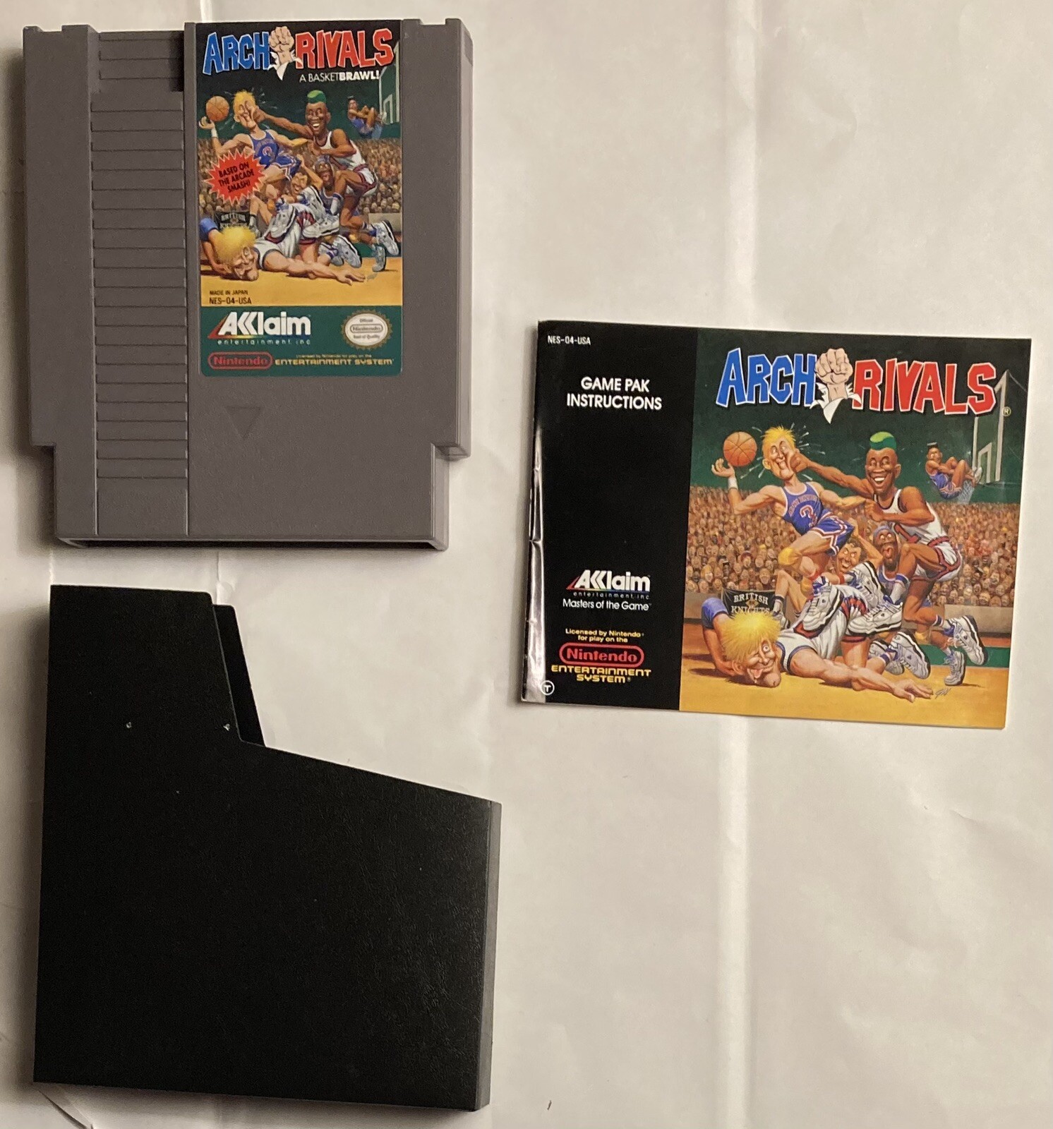 Arch Rivals video game for Nintendo NES With Booklet Excellent ...