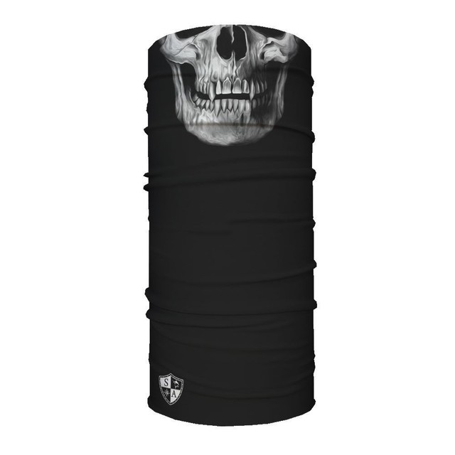Salt Armour SA Tactical Black Skull Face Shield Sun Mask Balaclava USA ...