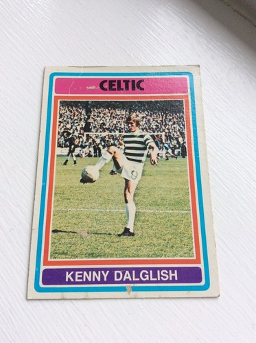 A&bc Topps Kenny Dalglish Scottish football card #100 Celtic Liverpool ...