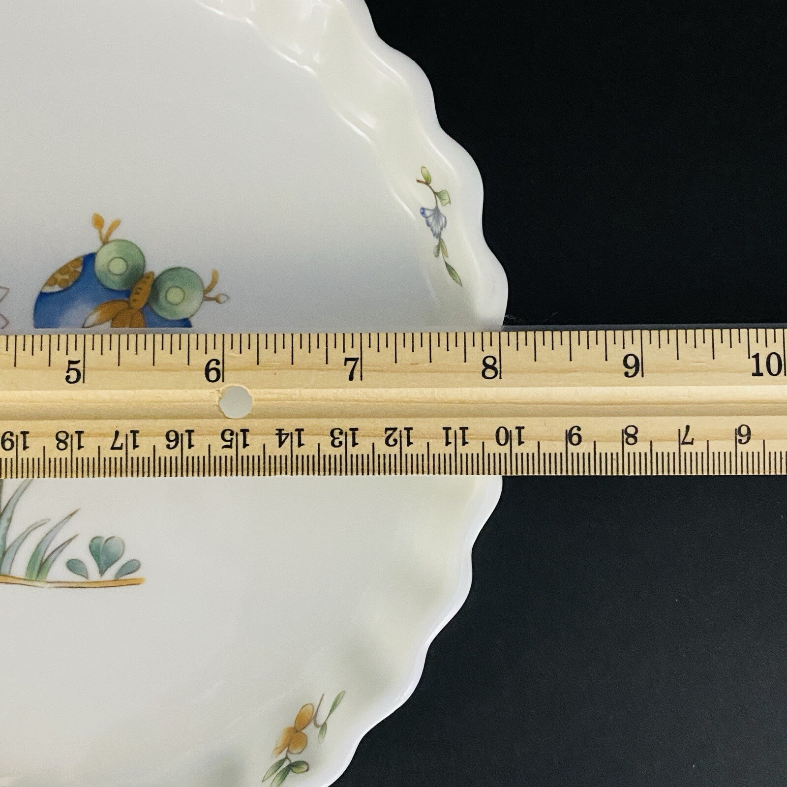 Louis Lourioux Le Faune Baking Tart Quiche Flan Dish Lilly Butterfly ...