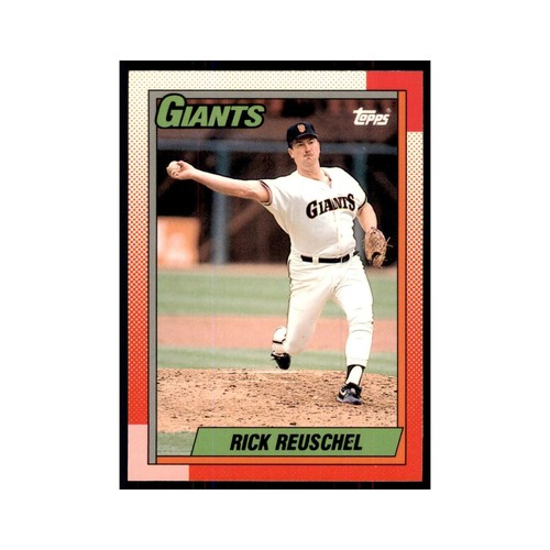 Rick Reuschel 1990 Topps Tiffany #190 San Francisco Giants Baseball ...
