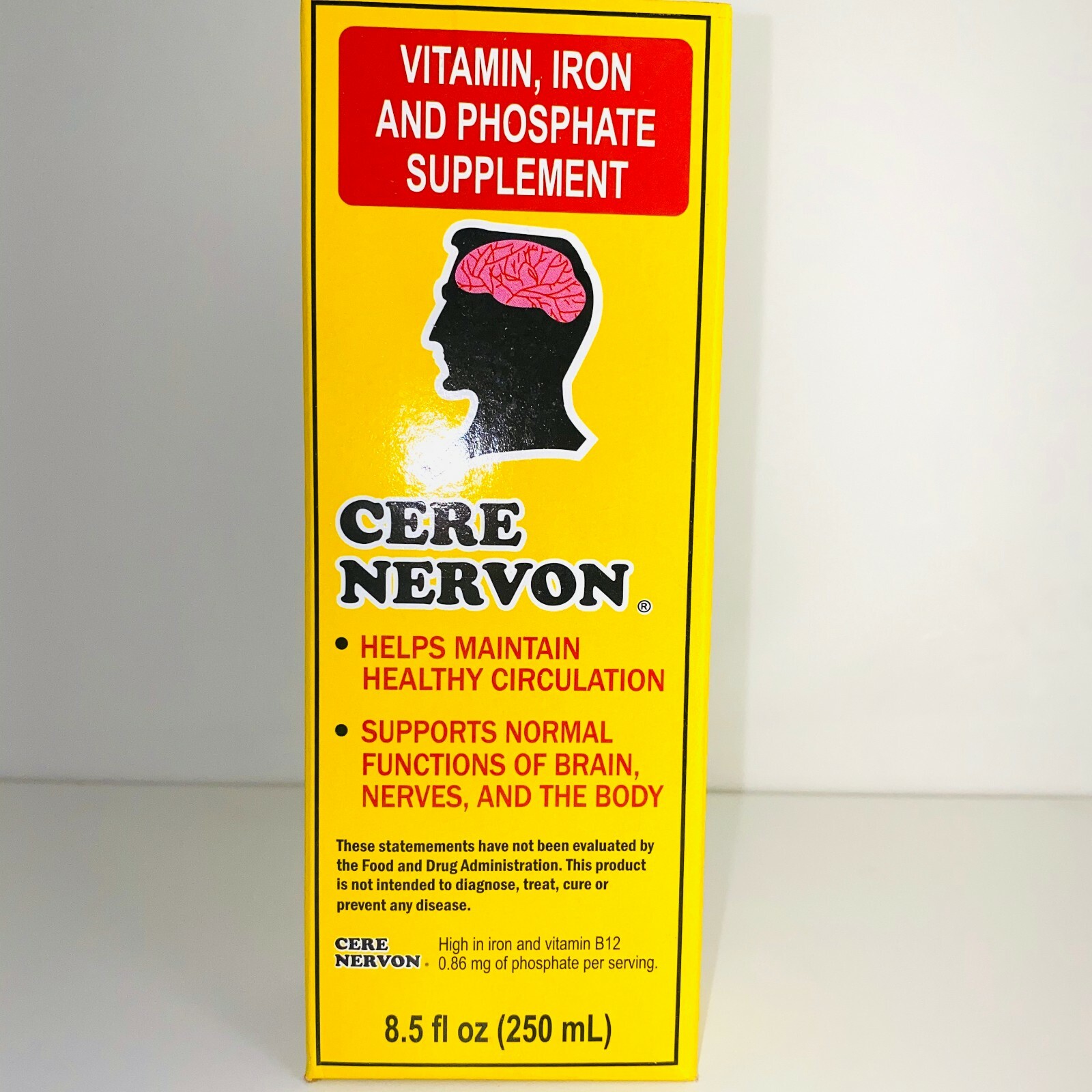 CERE NERVON DIETATRY SUPPLEMENT 8 OZ CERENERVON IMPROVES BRAIN FUNCTION ...