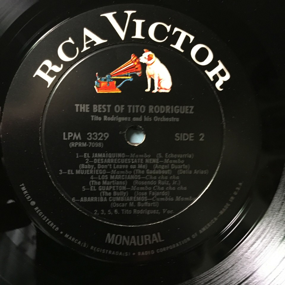 The Best Of Tito Rodriguez 1965' RCA VICTOR Mono lp Vinyl Record E+ ...