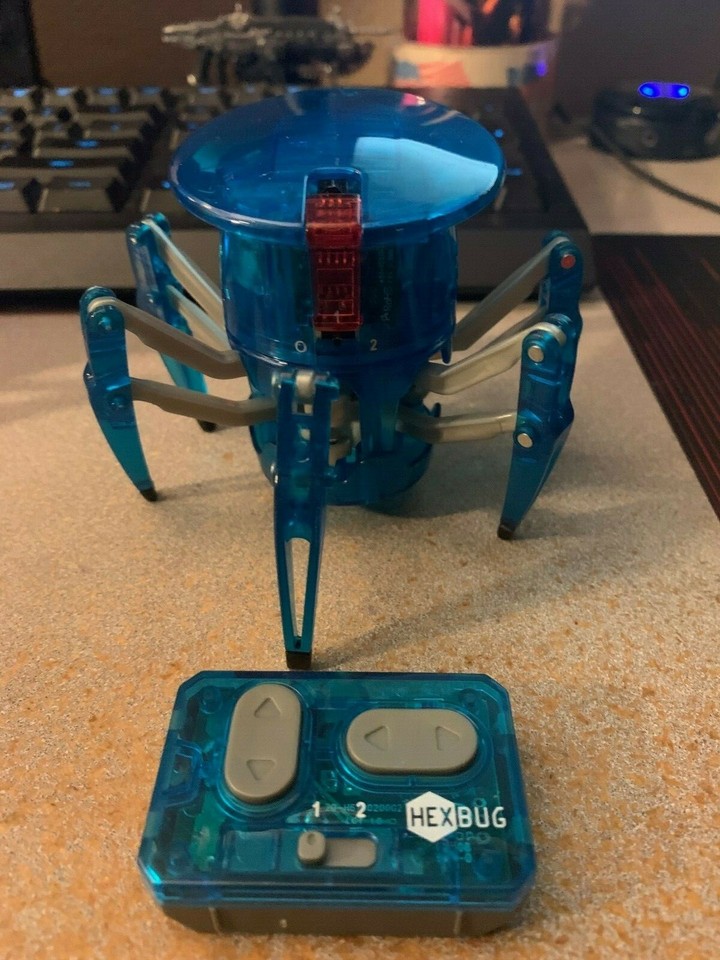 HEXBUG Battery Powered Robot Micro Robotic Hex Bug Larva, Spider ...