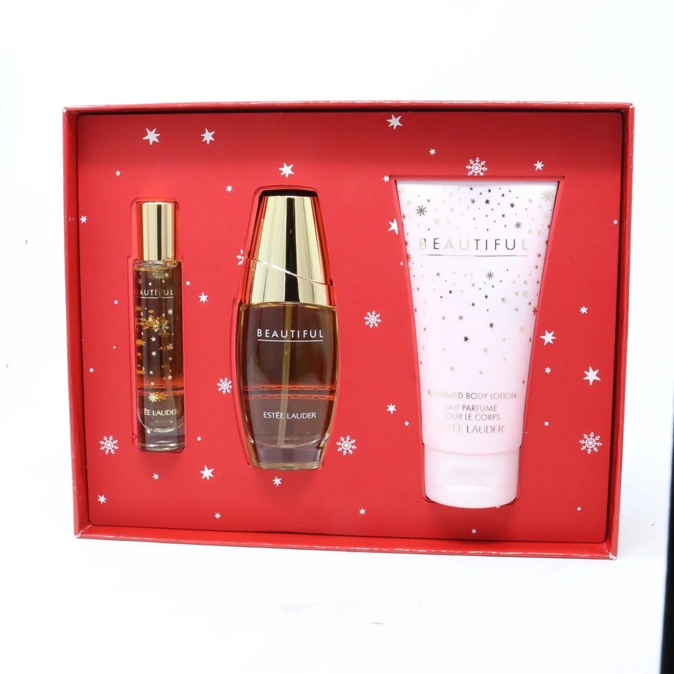 Estee Lauder Beautiful Favorites Gift Set EDP 1.0 oz/0.34 oz Lotion 2.5 ...