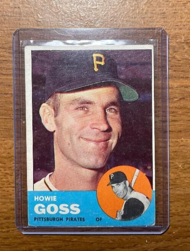 1963 Topps Howie Goss #364 Pittsburgh Pirates | eBay