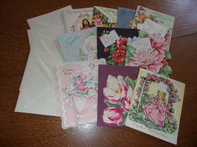 Vintage Greeting Card Variety of 10 | eBay