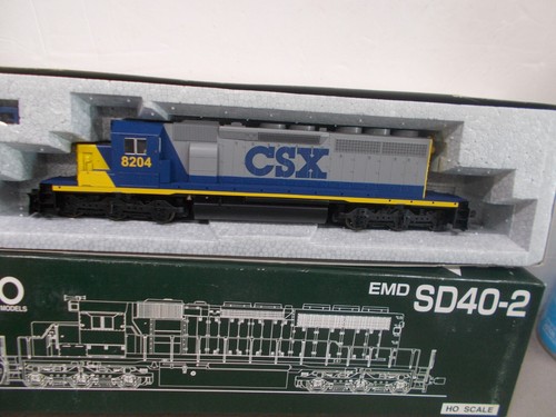 KATO-#37-2706-CSX-EMD-SD40-LOCOMOTIVE #8204-DCC PLUG-HO SCALE | eBay