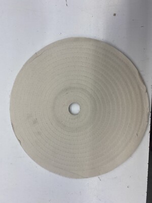 14" White Denim Sewn Buffing Wheel 16 ply 1/2" Spiral Sewn | eBay