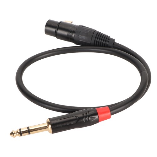 XLR Female To TRS Cable 3 Pin XLR To 1/4in TRS Stereo Plug Balanced ...