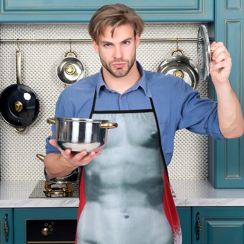Cabilock Kitchen Apron Novelty Cooking for Men Funny David Statue... | eBay