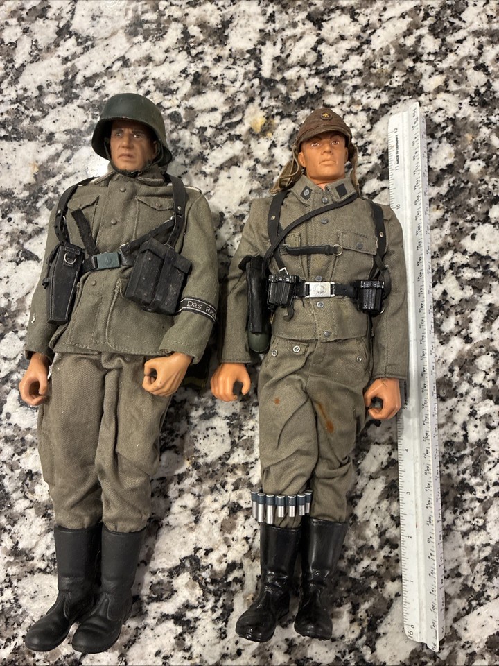 GI Joe Green Khaki Articulated Joint Action Figure Lot Of 4 Collectible ...