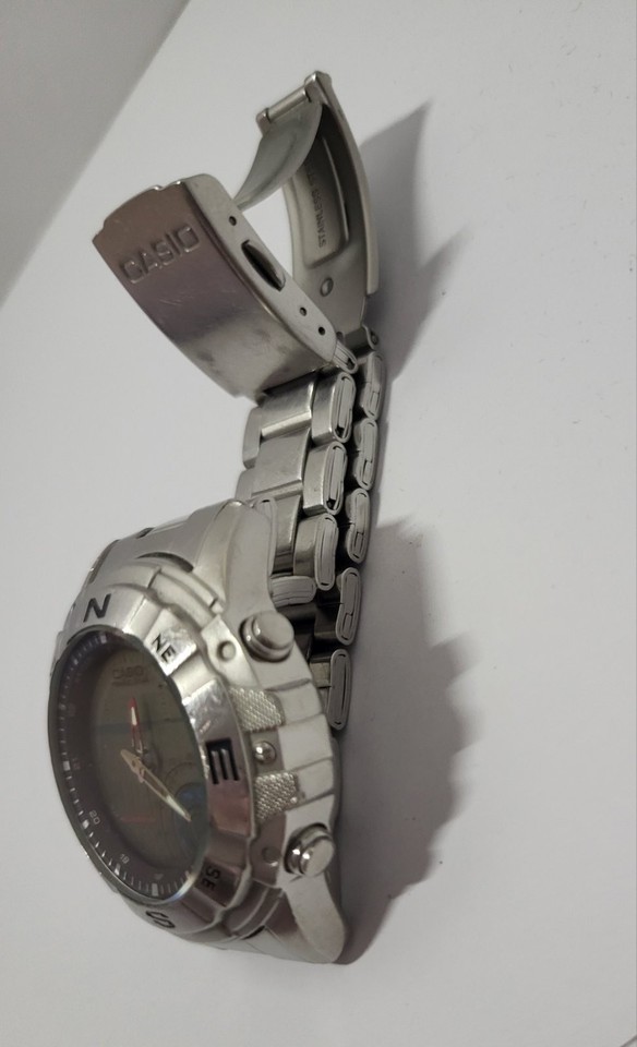 CASIO FISHING GEAR AMW-706/Stainless Steel Vintage Watch | eBay