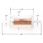 Inline Fuel Filter Replacement Universal High Flow Fuel Filters (Pack ...