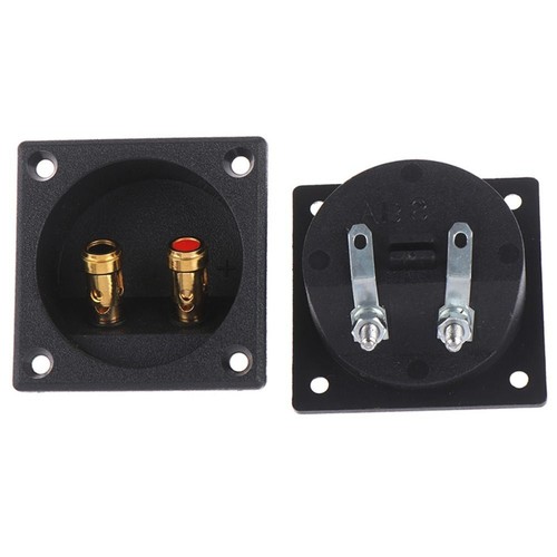 2Pcs Stereo Plug Speaker Boxes Subwoofer Speaker Terminal Connectors ...
