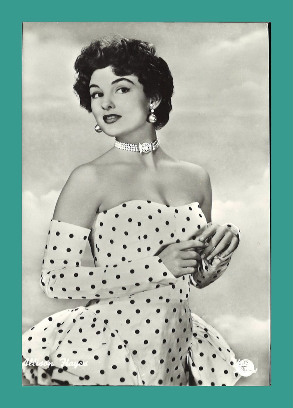 ALLISON HAYES | Schauspielerin | Starpostkarte | eBay