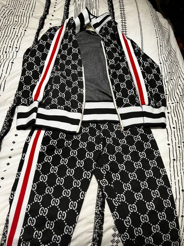 GUCCI GG jacquard jogging Track Suit SIZE MEDIUM | eBay
