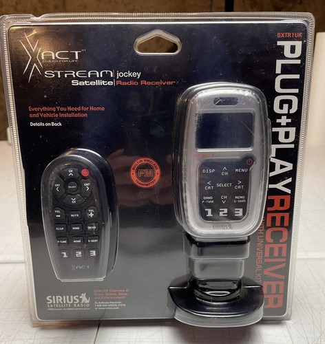 Sirius XAct BXTR1UK Stream Jockey Satellite Radio W Remote Factory ...