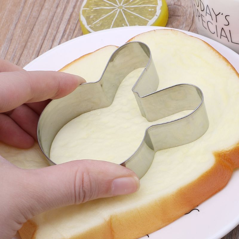 Easter Rabbit for Head Stainless Steel Cookie Cutter Cake Baking ...