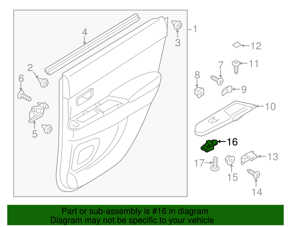Genuine Mitsubishi Window Switch MR587944 | eBay