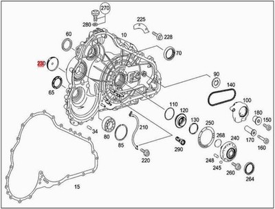 Genuine MERCEDES Transmission case Cap 1693710805 | eBay