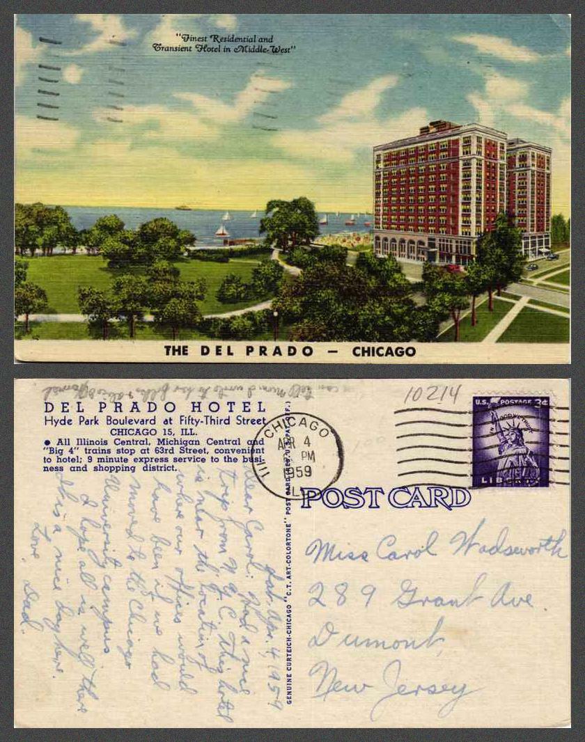 ILLINOIS Chicago VINTAGE POSTCARD | eBay